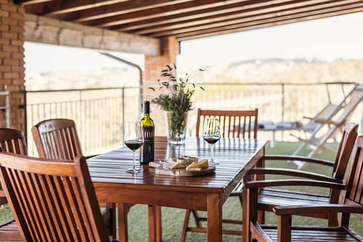 Two Bedrooms Apartment In Farmhouse + Balcony - Castagneto Carducci