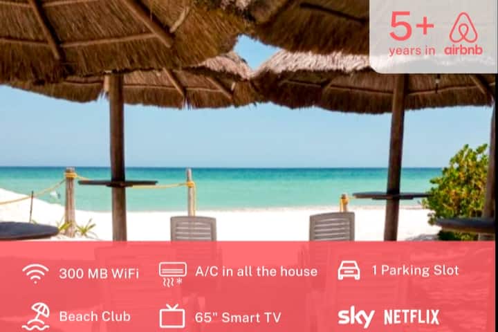 Mexican Style Villa Kookay, 3br 4ba, Wac, Beach Club, Pool More Yucatan Coast - Telchac Puerto