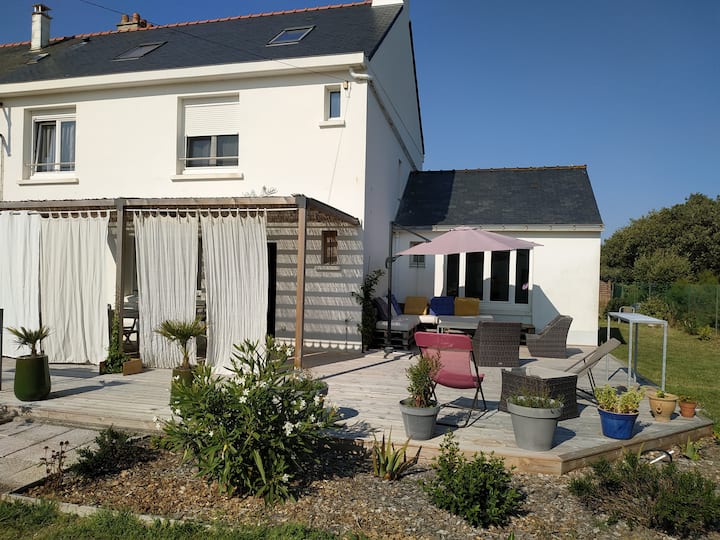 A Deux Pas De La Plage, Notre Maison Sole Mio - Batz-sur-Mer