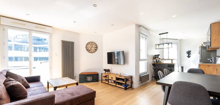 Grand Appartement Loft Aux Portes De Paris - Levallois-Perret
