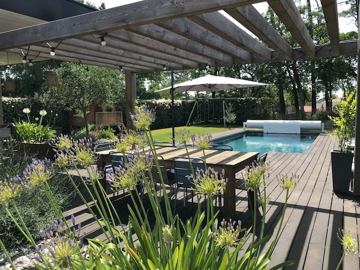 Agréable Villa Proche Bord De Mer (Classée 4*) - Labenne