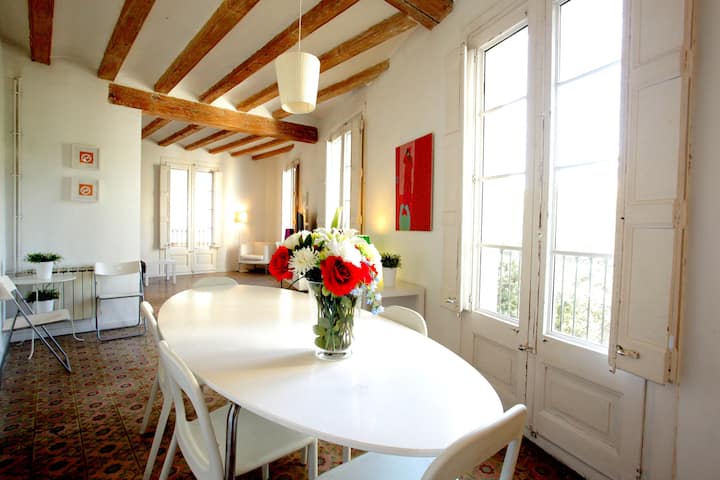 Bel Appartement Très Spacieux, Avec Balcons - Barcelona