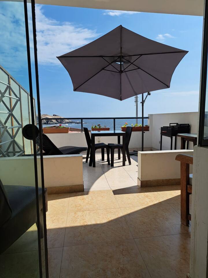 Depa San Bartolo. Terraza Con Linda Vista Al Mar - Peru