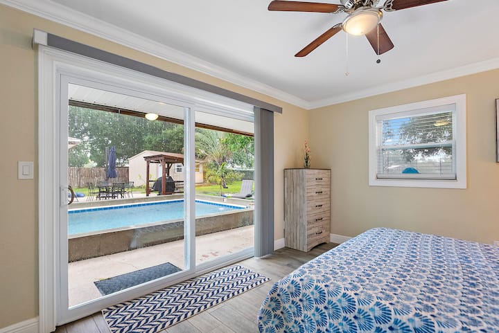 Serene Waterside Escape W Pool & Spacious Backyard