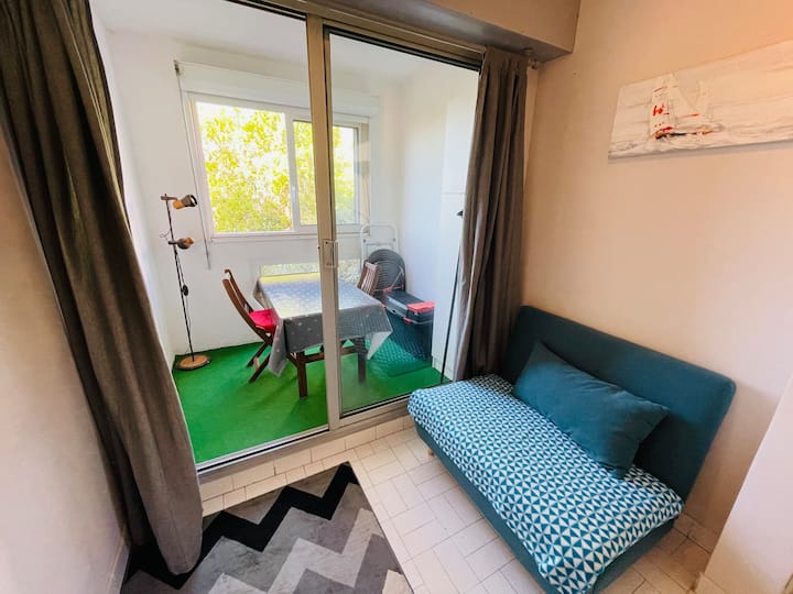 Studio Refait à Neuf 2 Personnes, Centre Port, Par - Le Grau d'Agde