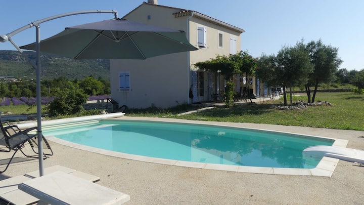 Gite Des Lavandes, Villa Avec Piscine - Ardèche