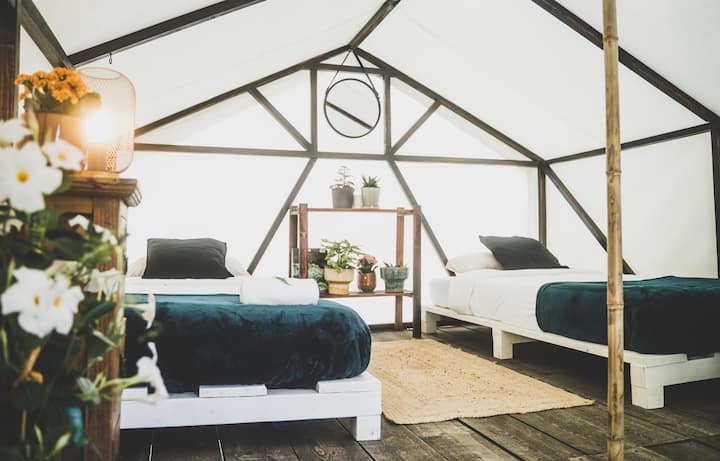 Amigos Surf Camp - Shared Glamping Tents - San Vicente de la Barquera