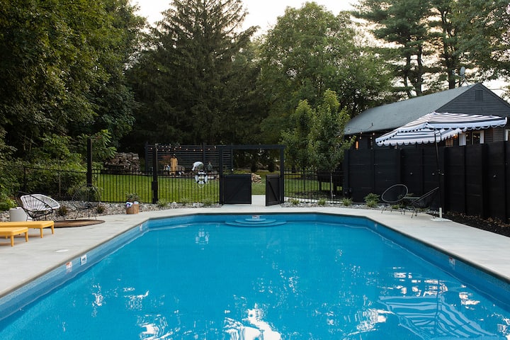 Family Fun Retreat | Pool, Hot Tub & Game Room - Honey Brook, PA