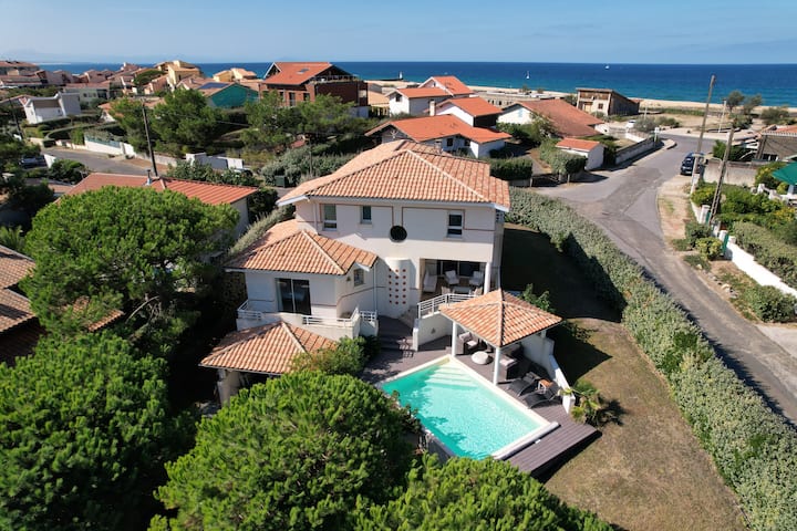 Villa Vue Océan, Jardin, Piscine Chauffée - Soorts-Hossegor