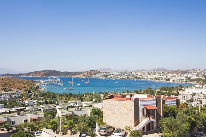 Full Sea View Luxury Residence In Bodrum Marina - Bodrum