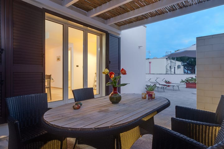 Suite Attico Vista Mare - A 100m Dalla Spiaggia - Gallipoli