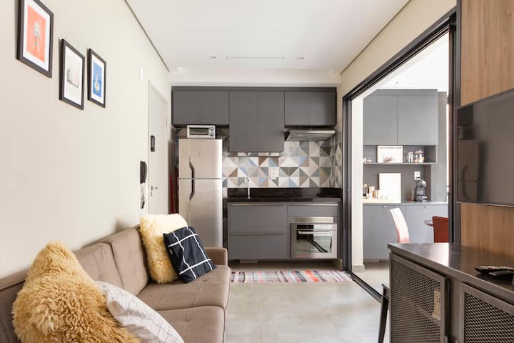 Loft Na Melhor Rua De Pinheiros - São Paulo