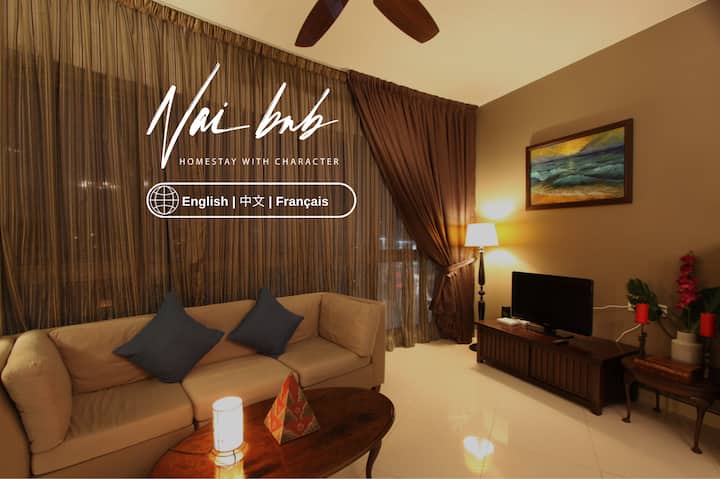 Bali Style Teak Wood Furniture 1br W Infinity Pool - Kuala Lumpur