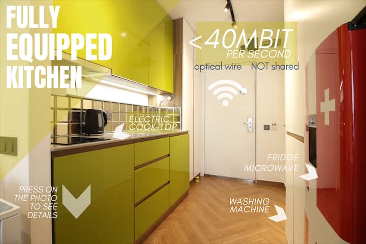 1427, Long Term Ready, 50mbit, Seaview Balcony - Batumi