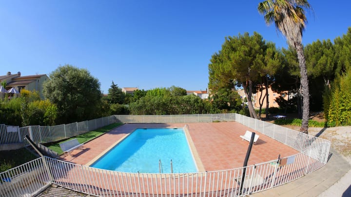 Duplex, Piscine, Terrasse 85m2, Au Pied Des Plages - Carqueiranne