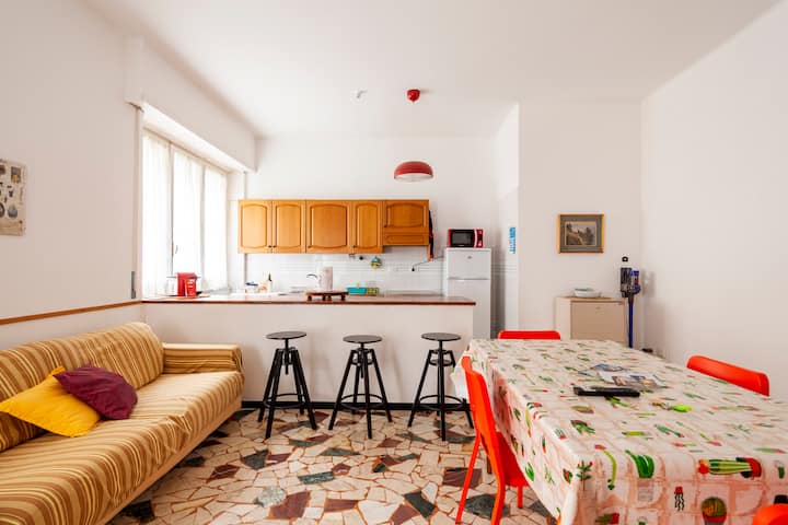 Unabhängige Chiavari 6-bett-wohnung In Der Nähe Des Meeres Bequem Für 5 Länder - Chiavari