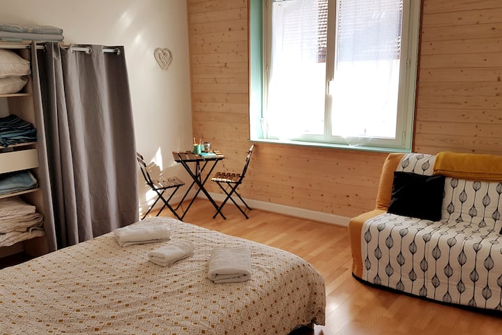 Meublé 3* - Centre Ville - 4 Pers - 57 M² - Jardin d'Altitude du Haut Chitelet