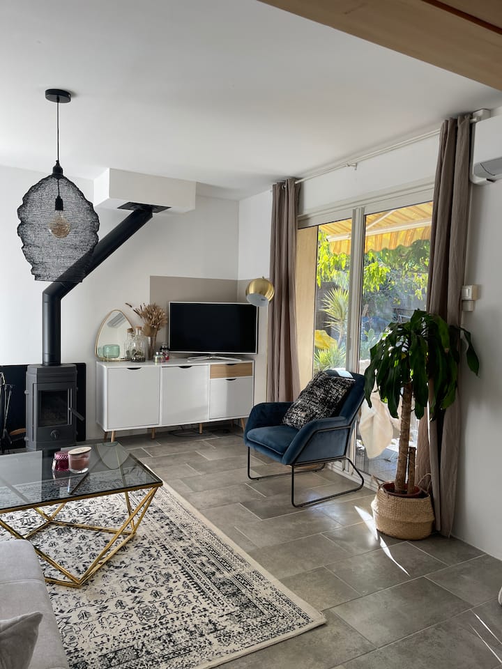 Maison Cosy Piscine & Clim & Parking - Pont-Saint-Esprit