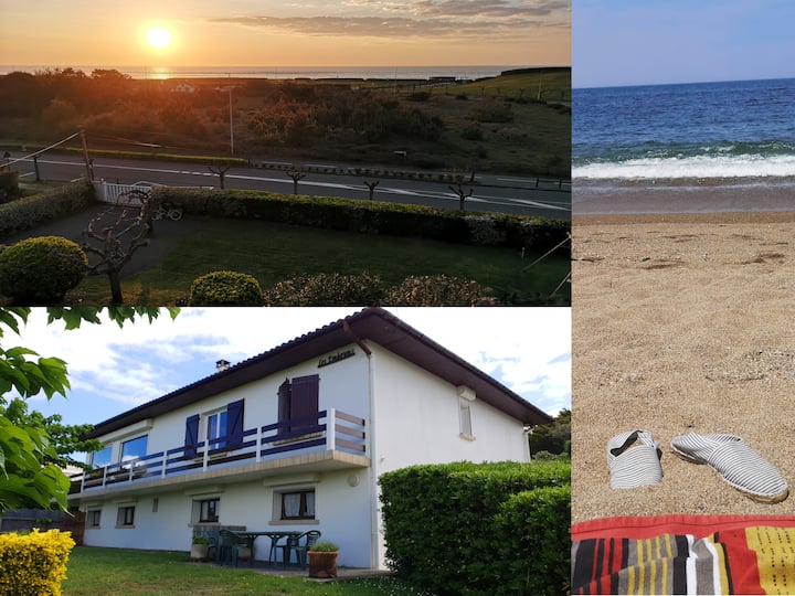 Anglet Appartement En Rez De Jardin Face à La Mer. - Anglet