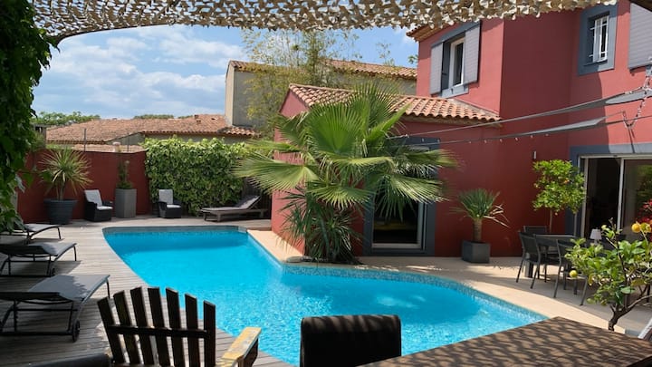 Villa Contemporaine Piscine Chauffée Proche Mer - Palavas-les-Flots