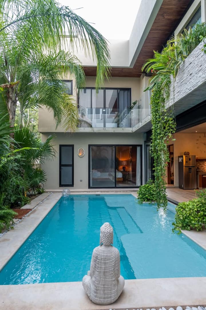 10 Guests Villa • Heated Pool • Walk To Everything - Tulum