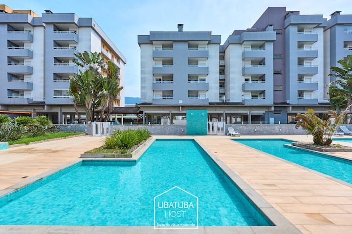 Incrível Apto Perequê Açú-ar E Wi-fi - 300m Praia - Ubatuba