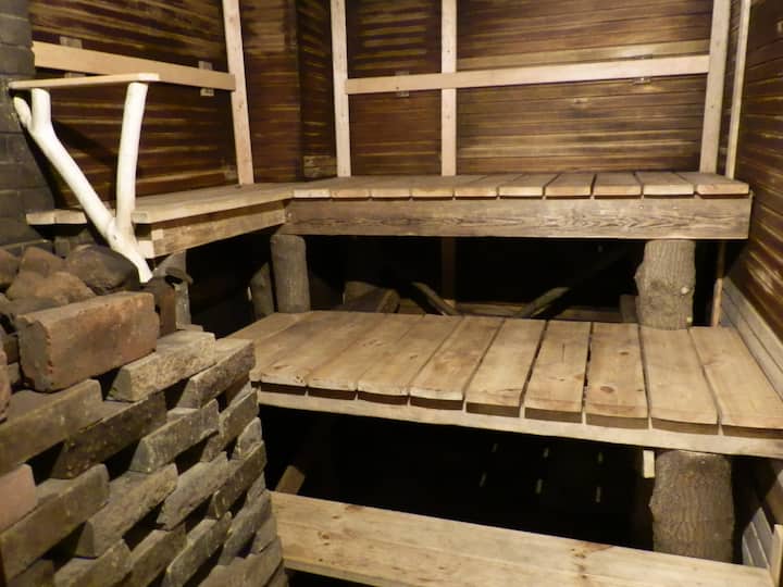 Post-industrial Sauna, Camping & Beach - Riga