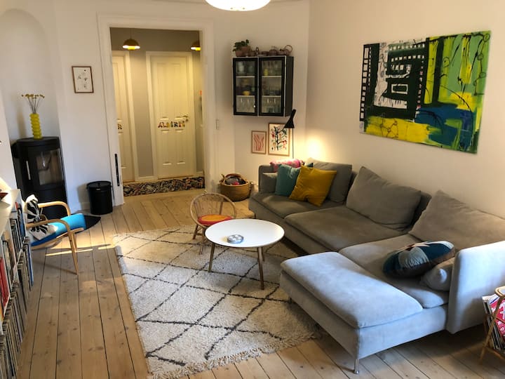 Stor Hyggelig Lejlighed Med Altan - Copenhaguen