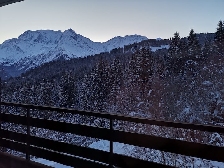 Studio Face Au Mont-blanc - Saint-Gervais-les-Bains