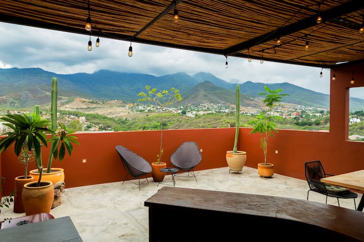 Casa Rojo Chipotle, Descanso Y Grandeza Escénica - Oaxaca