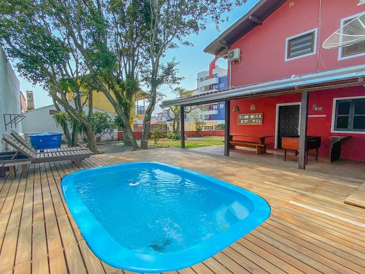 Casa 6 Quartos E Piscina A Poucos Metros Do Mar - Bombinhas