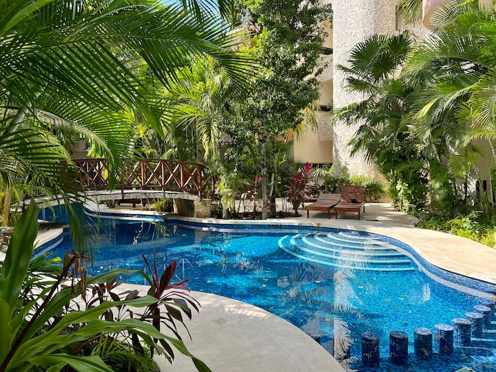 Lovely 2 Bed/bth W Private Jacuzzi Tub Aldea Zama! - Paradise Beach