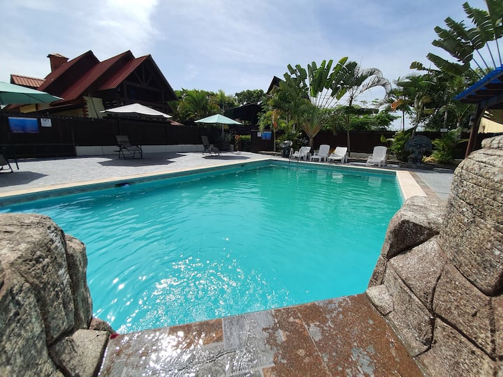 Hermosa Cabaña De Madera, Villa El Palmar - Jarabacoa