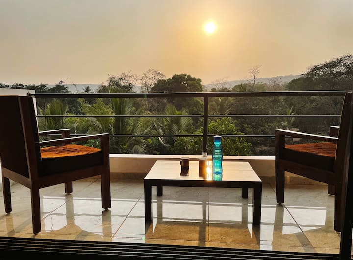 2bhk Forest View Near Parra - Goa