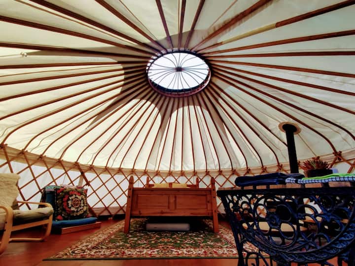 Beautiful Yurt with stunning South Downs views - Yurts for Rent in ...