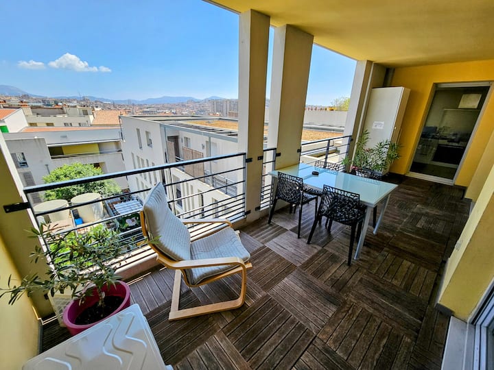 Magnifique Apt Proche Vieux-port Balcon Notre-dame - Marseille