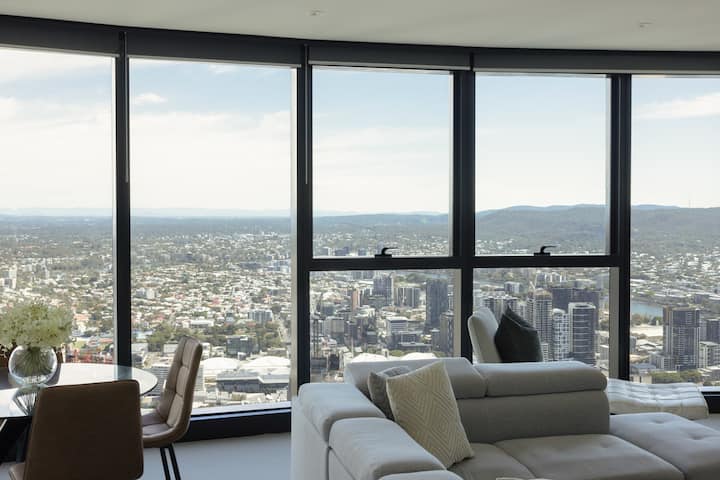 Lv80 River View Humble Abode + Free Parking Onsite - Brisbane