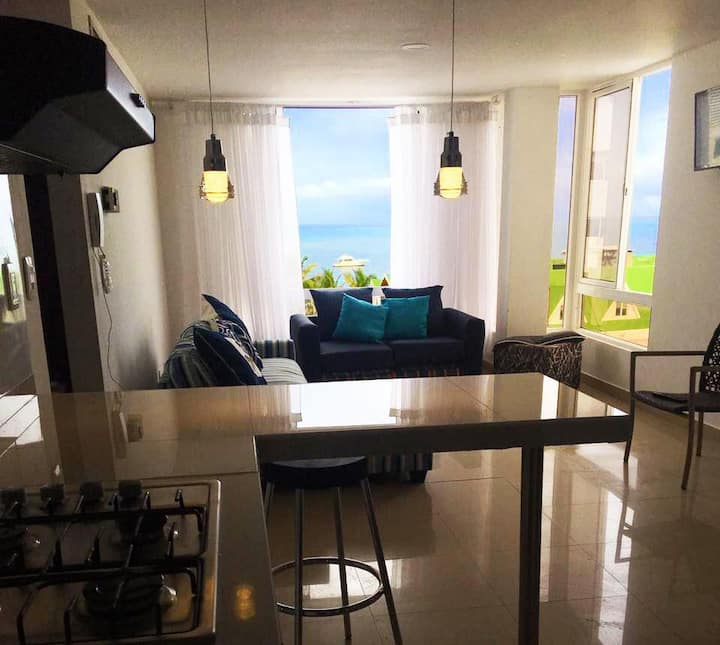 Apartamento Con Vista Al Mar Diagonal A La Playa - San Andrés