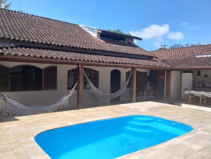 Ampla-5 Quartos-piscina-localização Privilegiada - Ubatuba