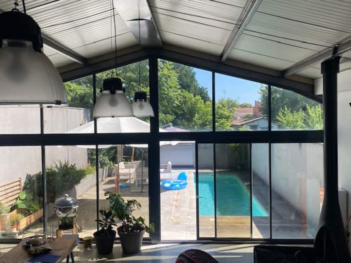 Loft Avec Piscine à Begles à 2 Minutes De Bordeaux - Bordeaux