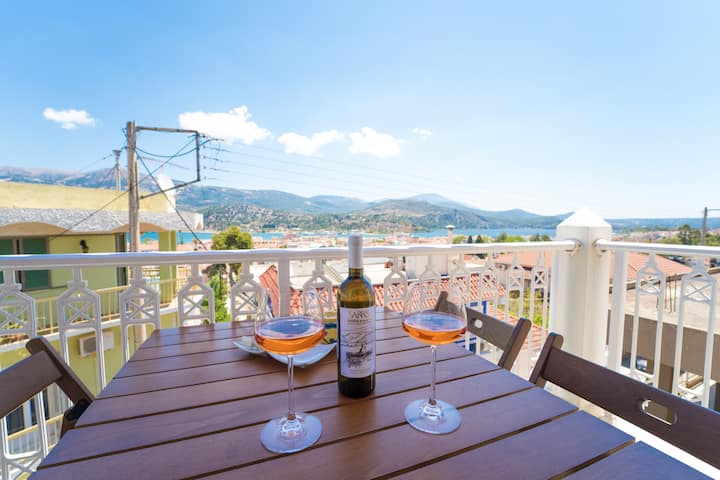 Irodotou Two Storey Apartment Magic View - Kefalonia