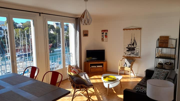 Appartement Avec Vue Panoramique Sur Les Bateaux - Douarnenez