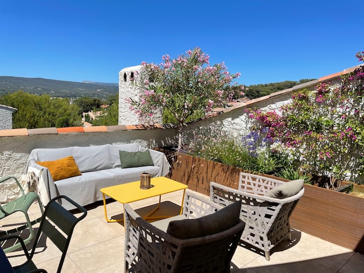 Bel Appartement Avec Grande Terrasse Proche Plage - Saint-Cyr-sur-Mer