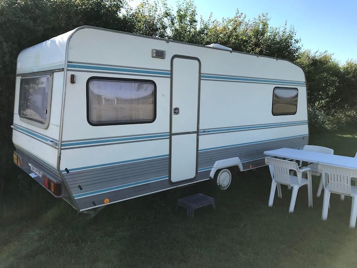 Privat Campingvogn På Bondegård - Bornholm
