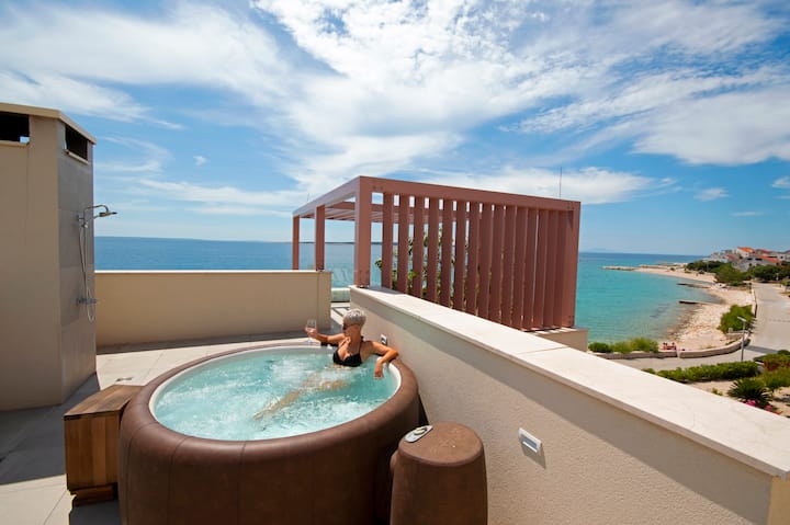 Beachfront Villa Hana By Pag Tours - Novalja