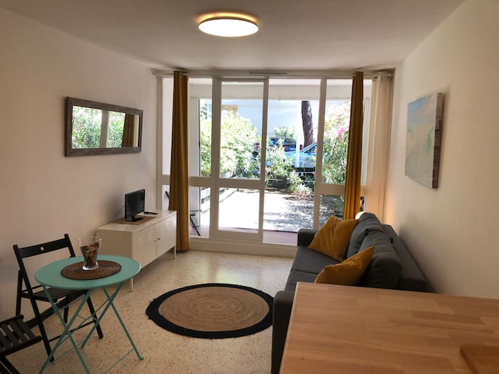 Charmant Studio En Rez-de-jardin à 300 M Plage - La Grande-Motte