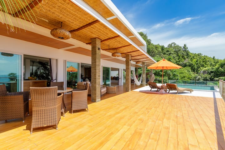Suntien, A Spectacular 4br Beach Front Pool Villa. - Ko Pha Ngan