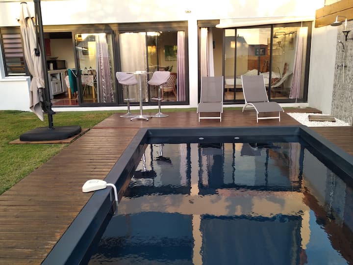 Studio Rdc Avec Piscine - Hauts De L’ouest - Saint-Leu