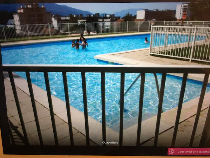 Studio 3* Piscine Parking Wifi - Aix-les-Bains
