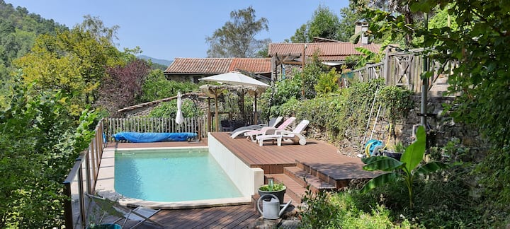 Location Gite Avec Piscine En Cévennes - Parc national des Cévennes